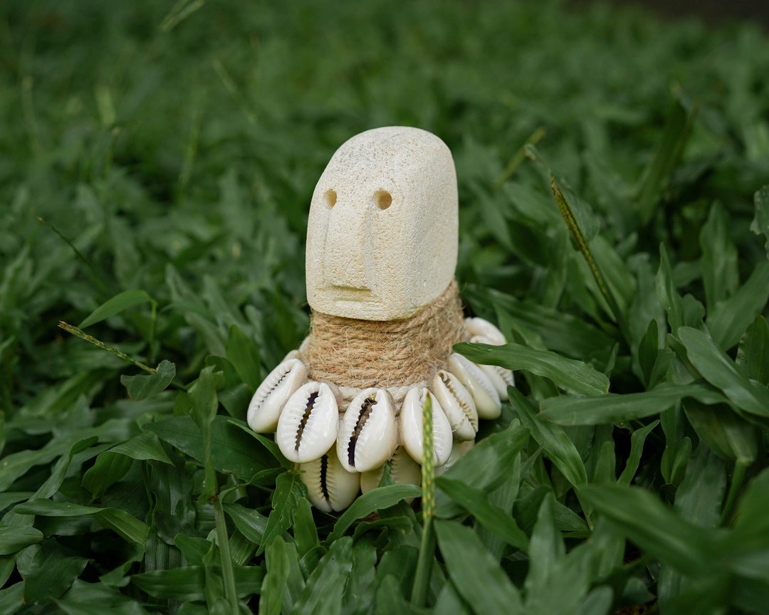 Primitive Stone Sculpture 4 Inch / 10 Cm, Totem Stone, Handmade. Room ...