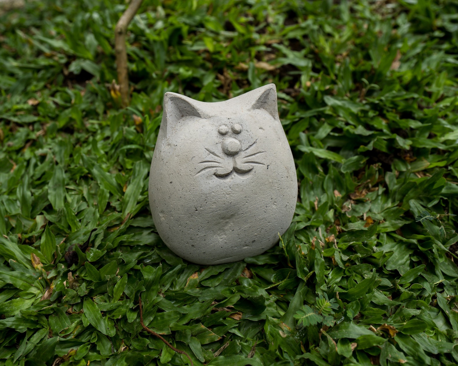 Cat Stone Decoration 2 Different Sizes Cat Figurine Oof Meme - Etsy