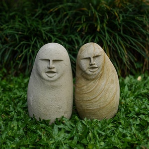 Funny Stone , Stone Face Figurine, Meme Funny Stone, Stone Carving Face ...