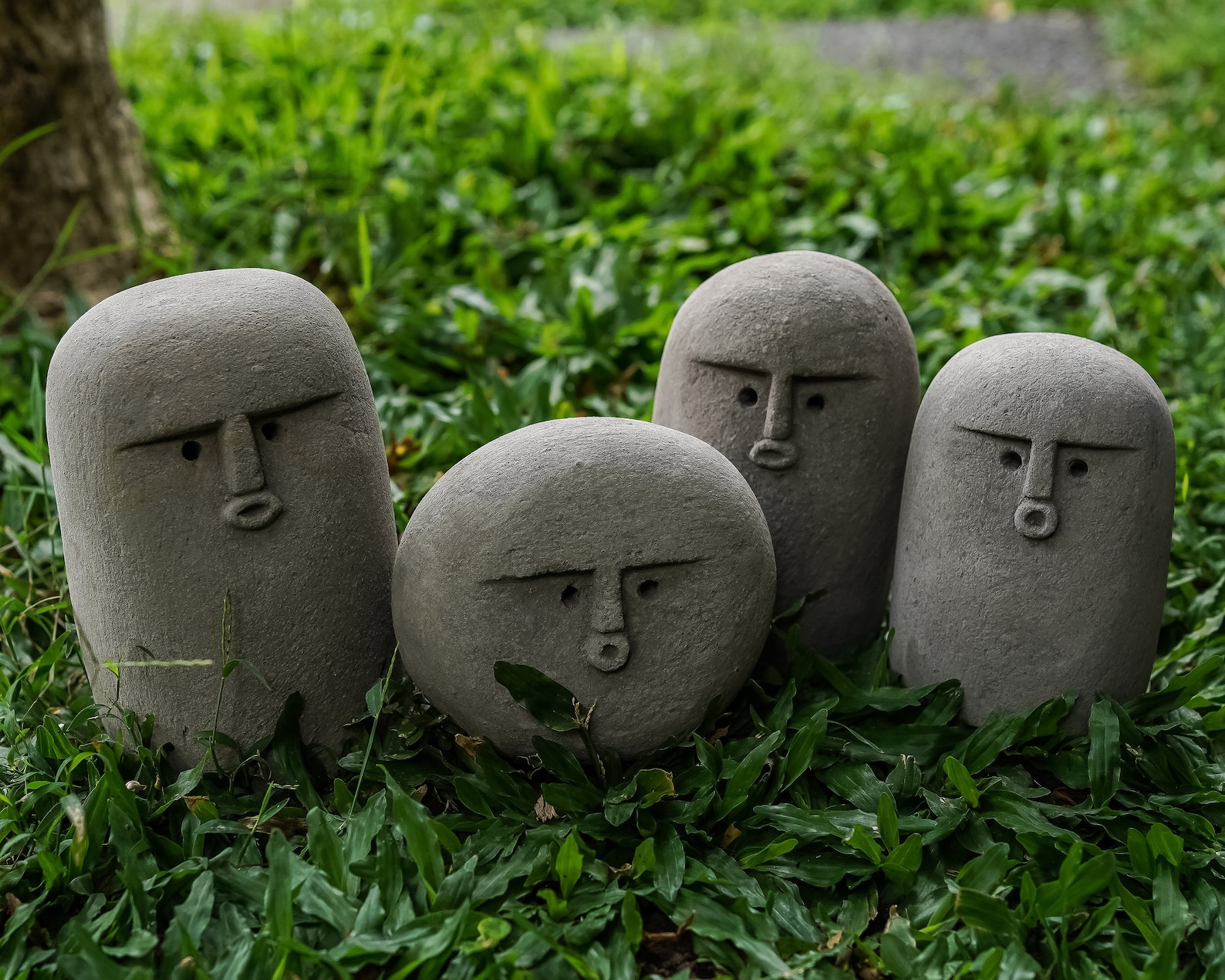 Funny Stone Stone Face Figurine Meme Funny Stone Stone - Etsy