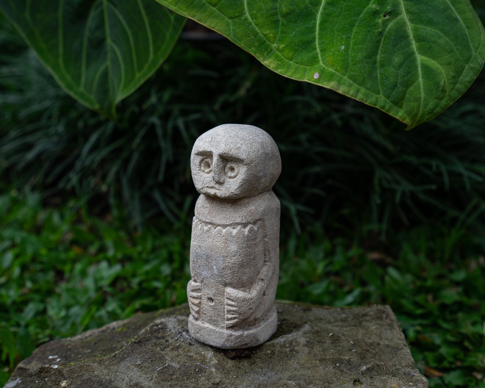 Primitive Statue Stone Sculpture Hand Carved Handmade - Etsy