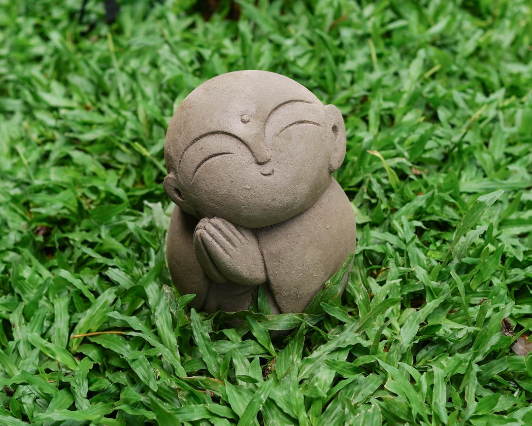 Fat Jizo 8 Inch / 20 Cm, Zen Buddha, Buddha Statue, Buddha Sculpture ...