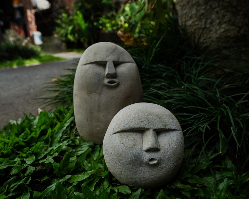 Funny Stone Stone Face Figurine Meme Funny Stone Stone - Etsy