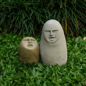 Funny Stone , Stone Face Figurine, Meme Funny Stone, Stone Carving Face ...