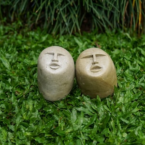 Funny Stone , Stone Face Figurine, Meme Funny Stone, Stone Carving Face ...