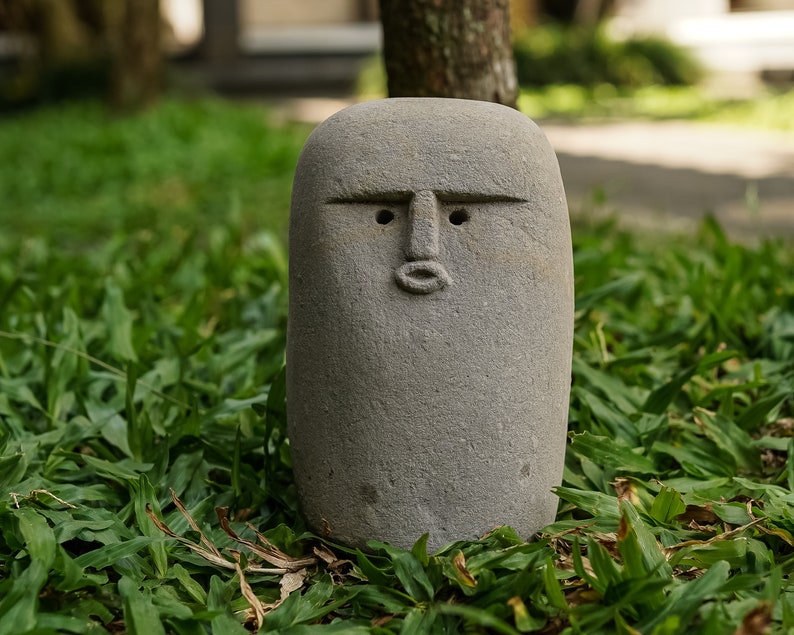 Funny Stone Stone Face Figurine Meme Funny Stone Stone - Etsy