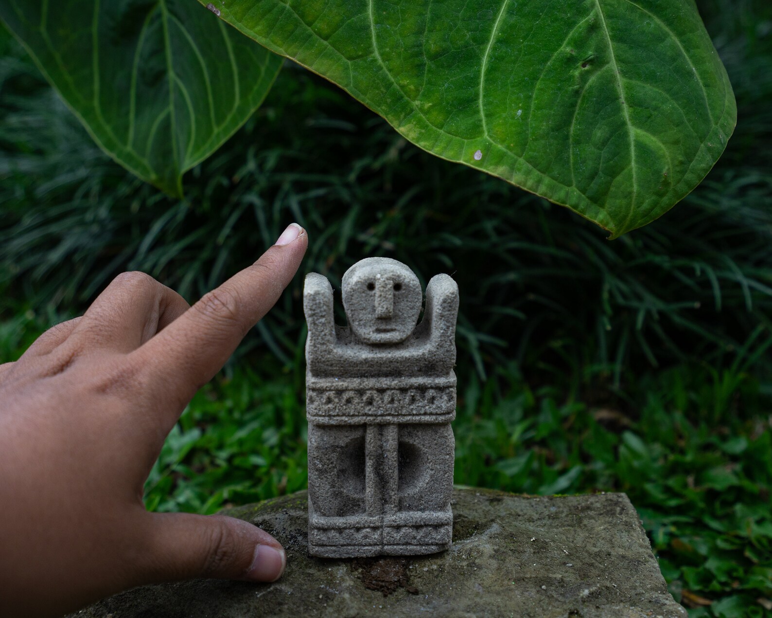 Primitive Statue Stone Sculpture Hand Carved Handmade - Etsy