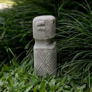 Primitive Statue Stone 6 Inch, Tiki Rock Statue, Unique Statue, Gift ...