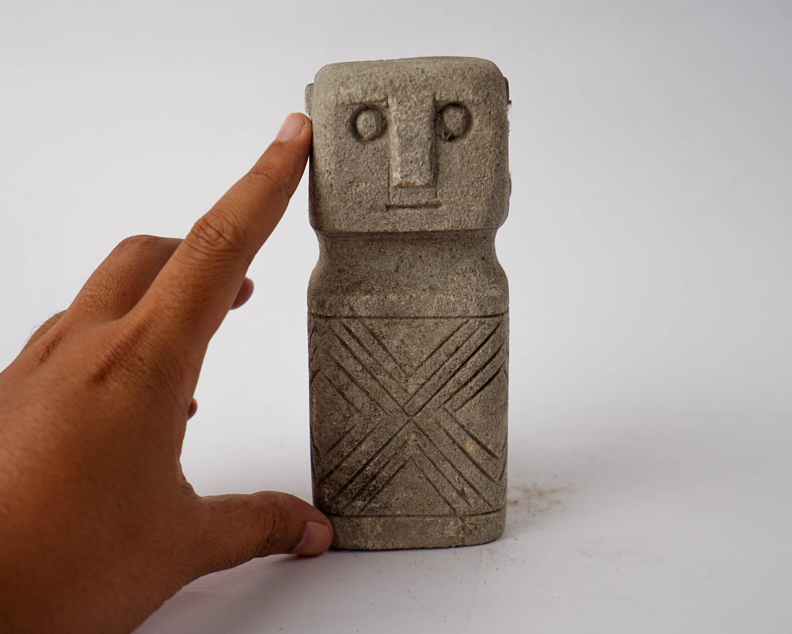 Primitive Statue Stone 6 Inch, Tiki Rock Statue, Unique Statue, Gift ...