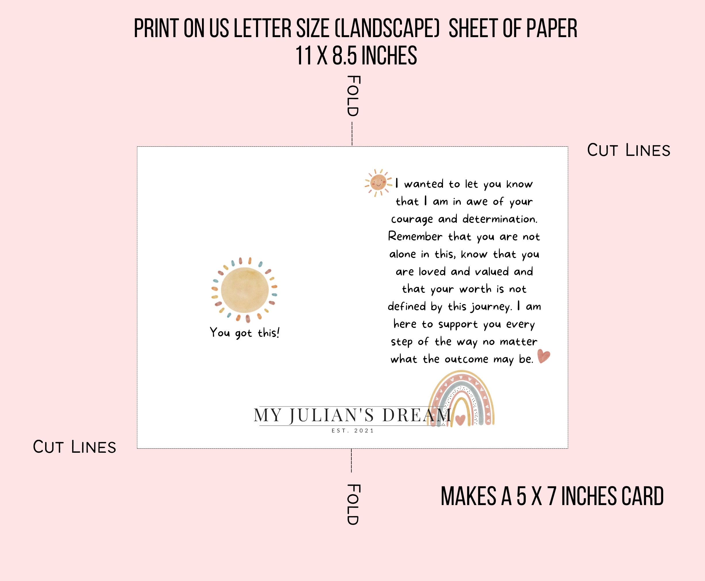 IVF Card. You Are Not Alone. Journey Card. IVF Gift. Infertility Card ...