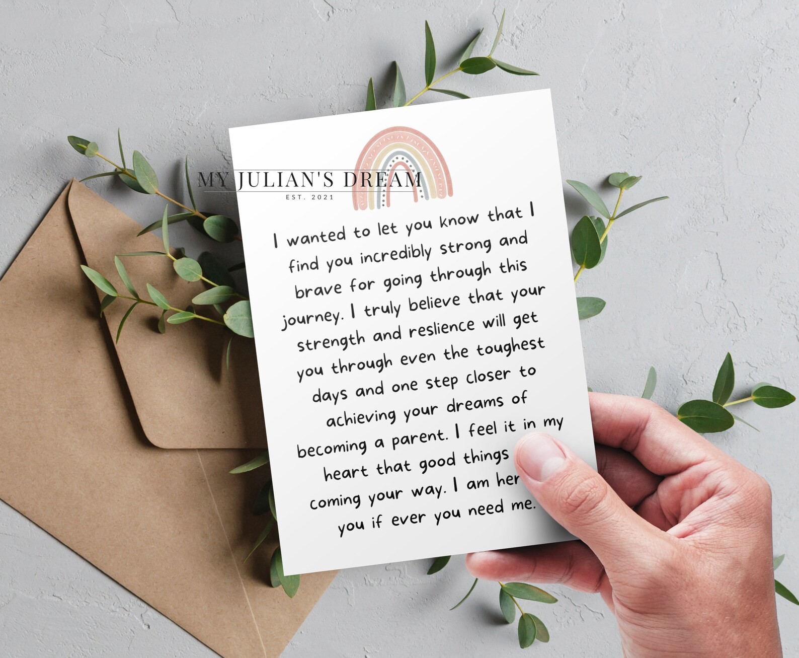IVF Card. Good Things Are Coming. Journey Card. IVF Gift. Infertility ...