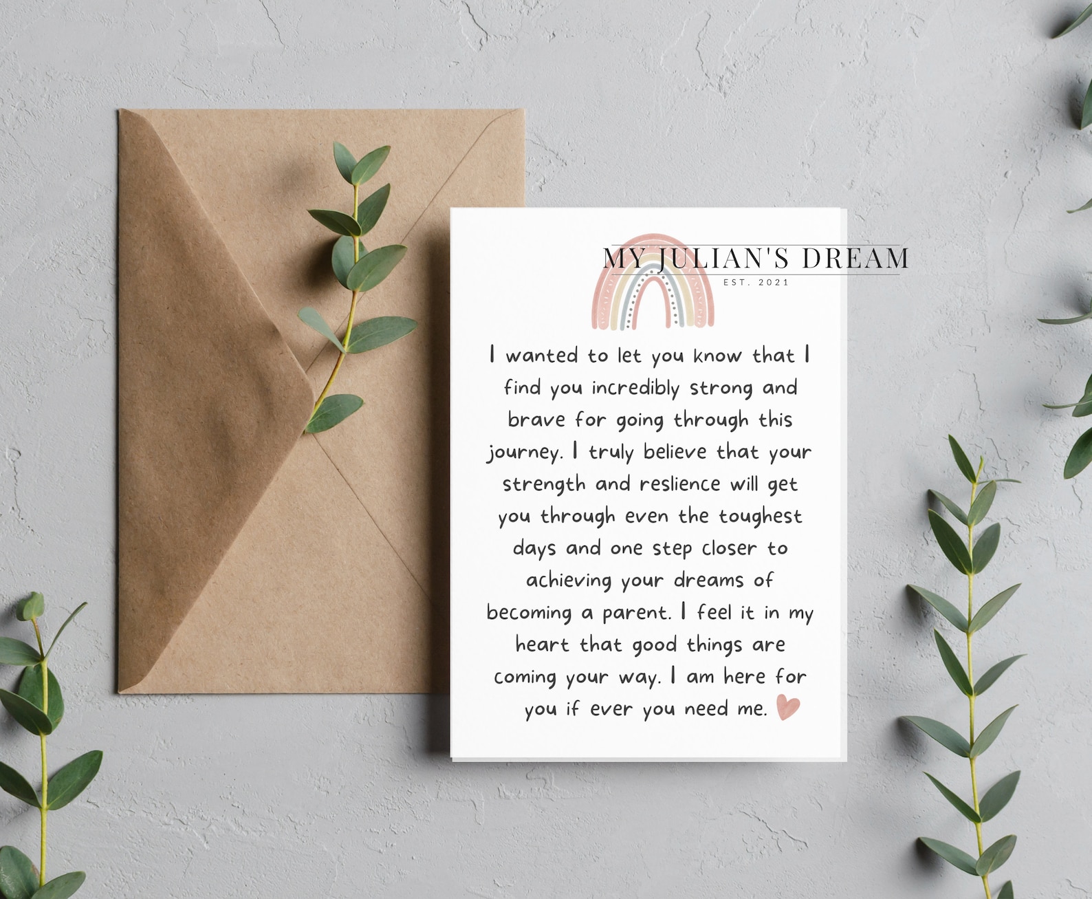 IVF Card. Good Things Are Coming. Journey Card. IVF Gift. Infertility ...