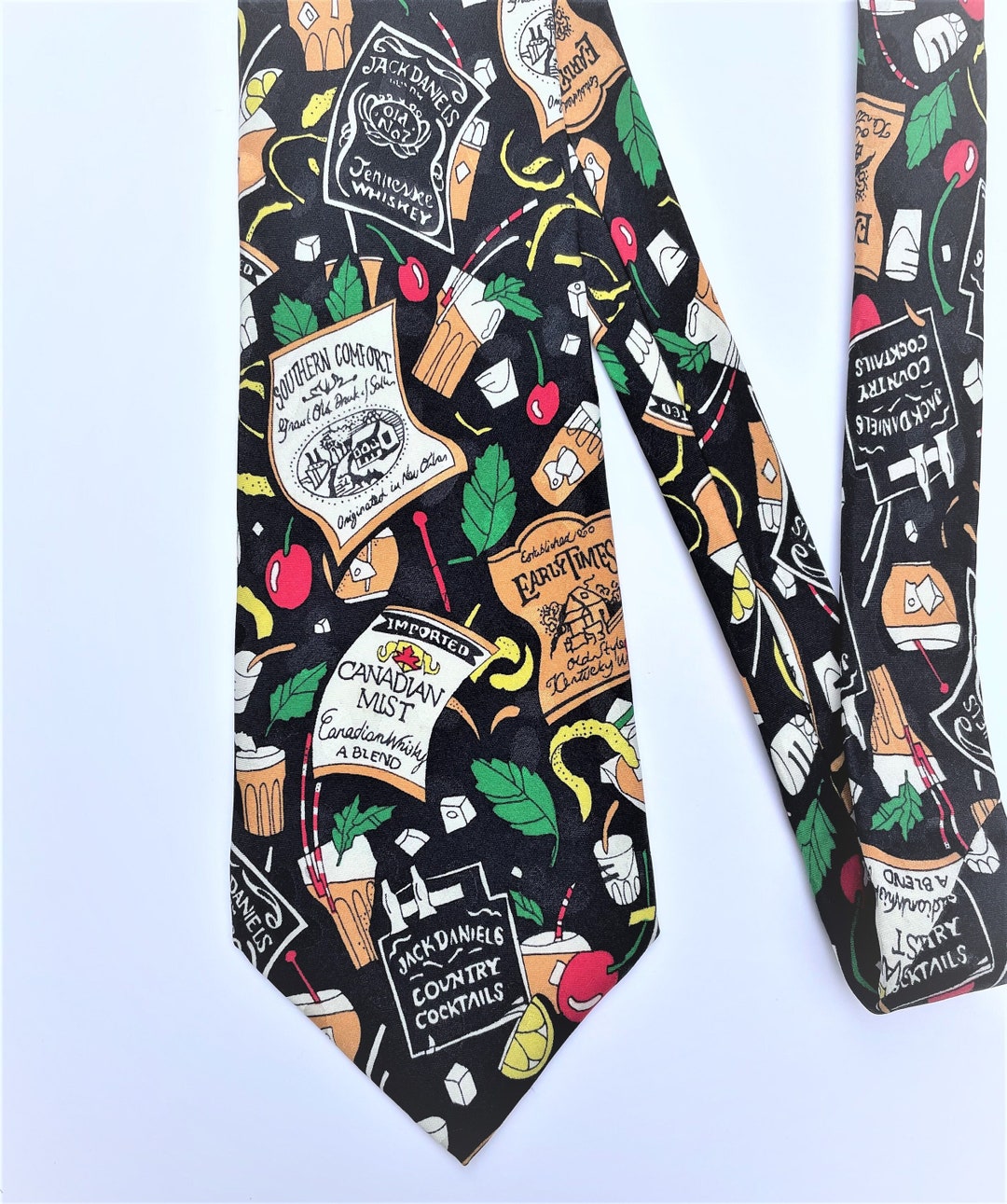 Jack Daniels Whiskey Necktie Southern Comfort Whiskey Necktie Canadian ...