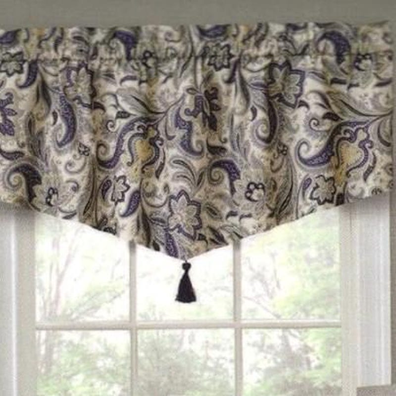 Blue Valances - Etsy