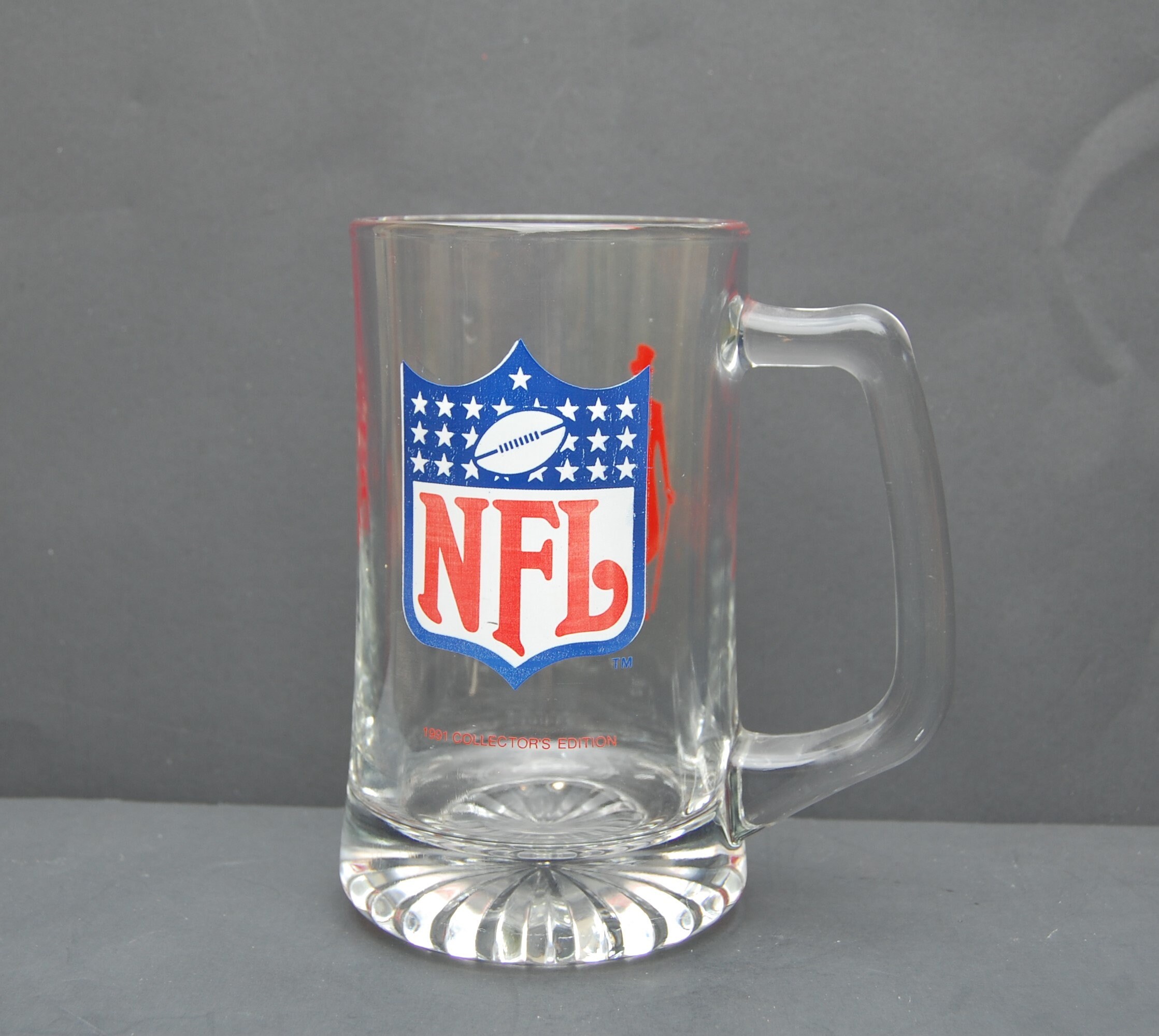 Vintage 1991 Nfl Slim Jim Large Beer Glass Beer Stein Beer Etsy