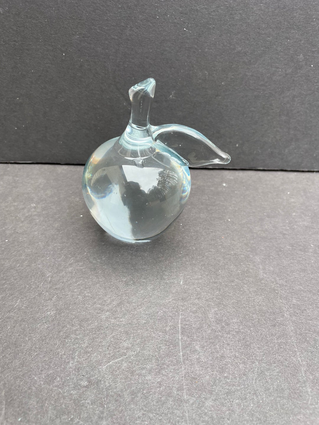 Balos Hand Blown Glass Apple Paperweight | Apple Figurine | Apple Art ...