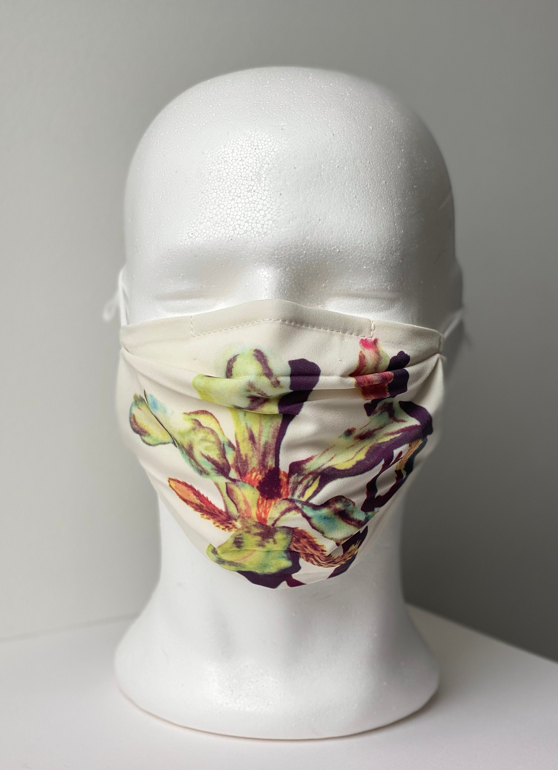 Flower Masks. Individually Hand Printed From Original Paintings. - Etsy UK