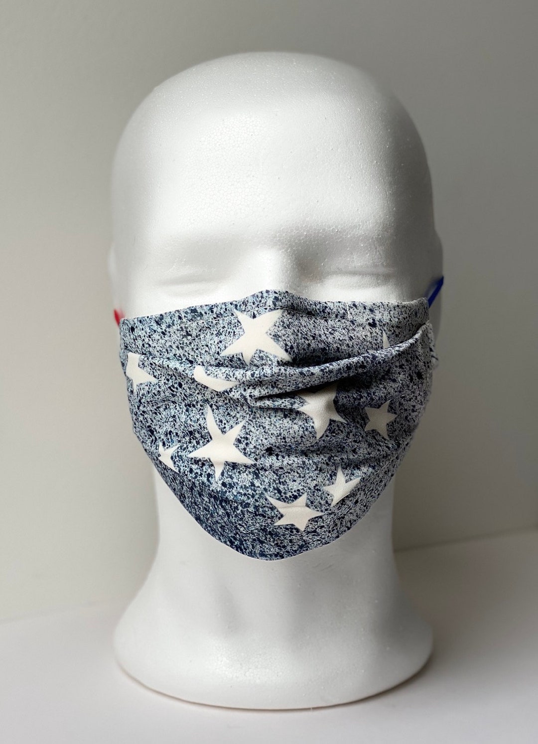 Personalised Star Face Mask With Nose Wire. for Men/women, Reusable ...