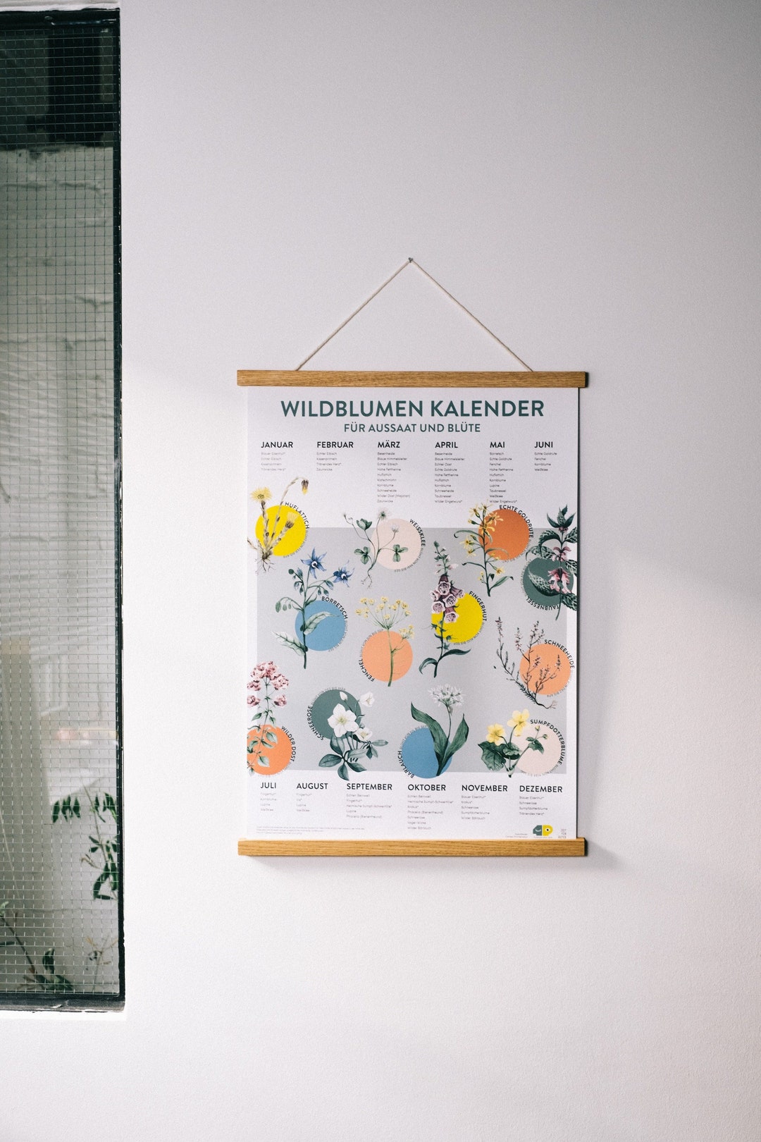 Plant Calendar DIN A2 Poster From Time for Good and 4 People Who Care ...