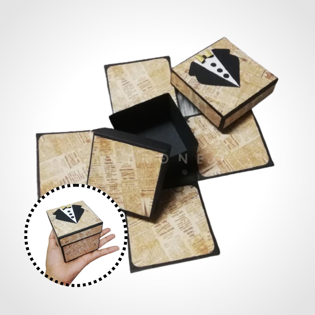 Mini Explosion Box Cute Personalized Handmade Gift Anniversary ...