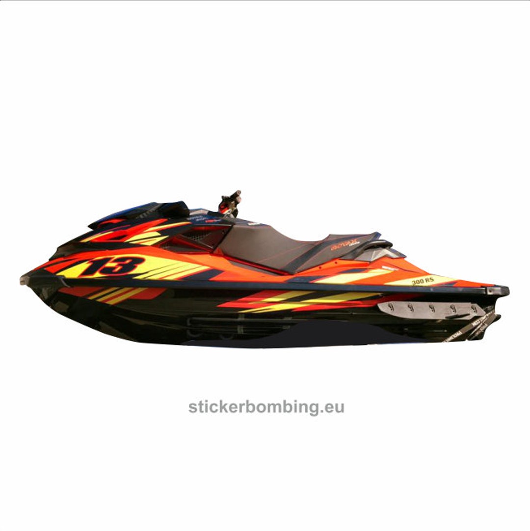 Custom Stickers Set for Sea-doo Rxp-x 300 RS Model 2015-2018-graphic ...