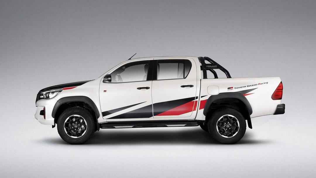 Stickers Set for Toyota Hilux Decals-"gazoo Racing"2018-2020-car ...