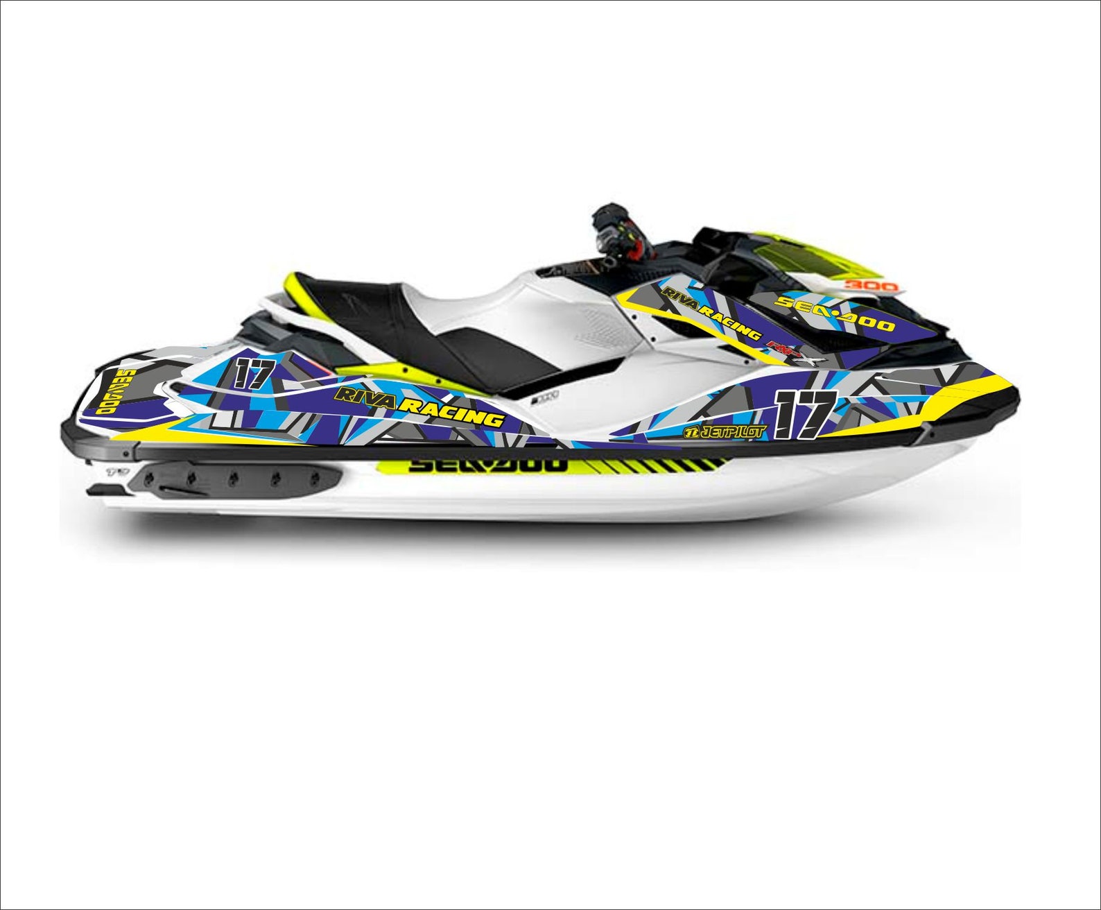 Stickers Set for Sea-doo Rxp-x 300 RS Model 2015-2018-"abstract Camo ...