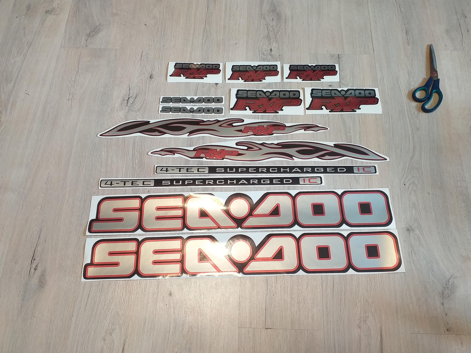 Custom Stickers Set for Sea-doo Rxp 215 Supercharged-model 2006 ...