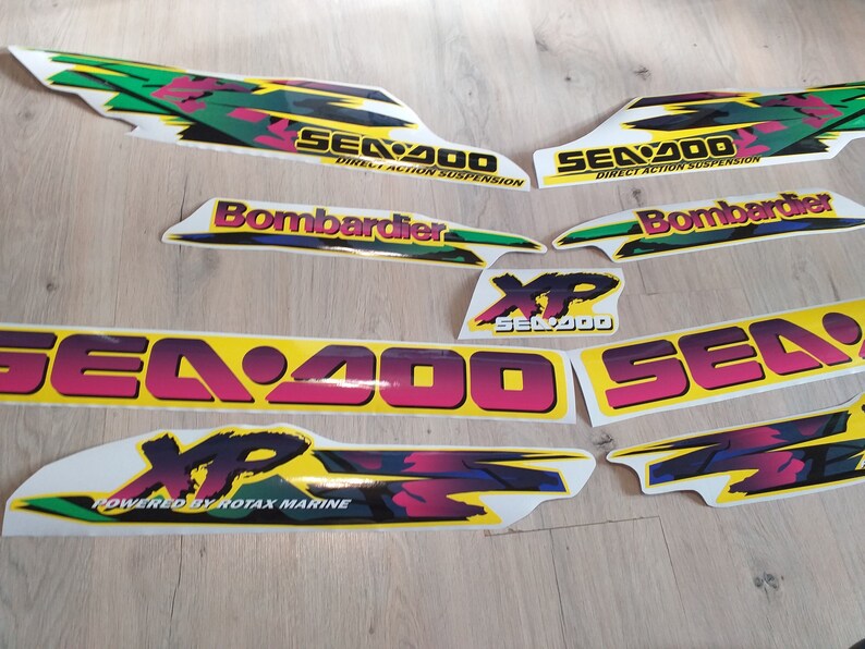 Custom Stickers Set for Sea-doo XP model 1997-1999 Graphics - Etsy