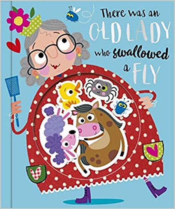 There Was An Old Lady That Swallow a Fly Storytelling Set & | Etsy