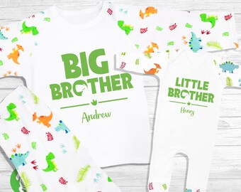 Biggest Big and Little Brother Announcement Dinosaur | Etsy UK