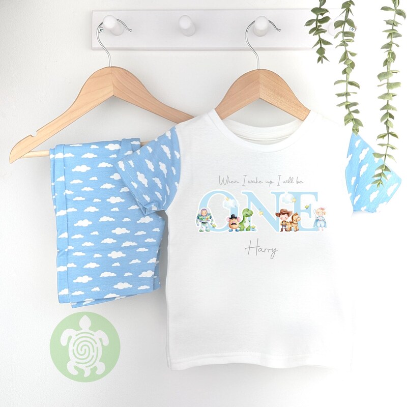 When I Wake up I Will Be 1 Pajamas - Etsy UK