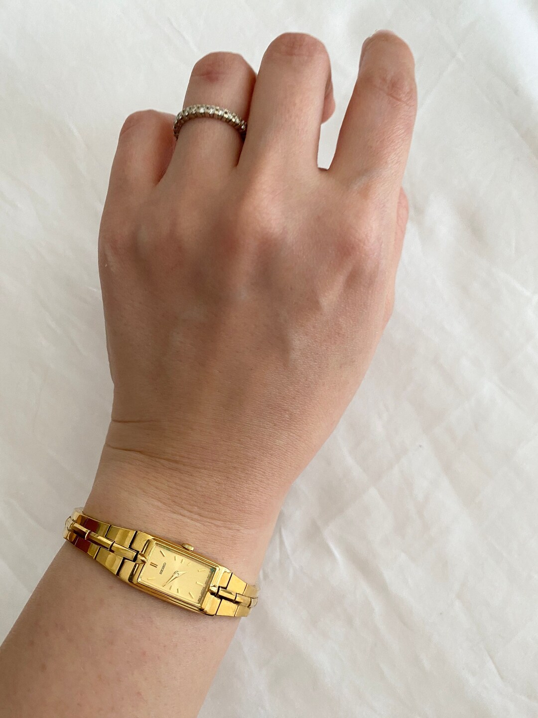 Vintage Seiko Rectangular Watch Dainty Seiko Watch - Etsy