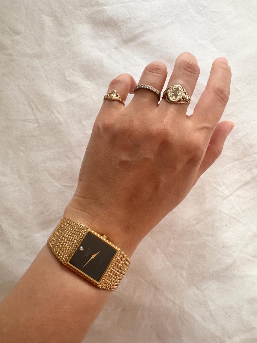 Vintage Chunky Watch; Square Stone Watch - Etsy
