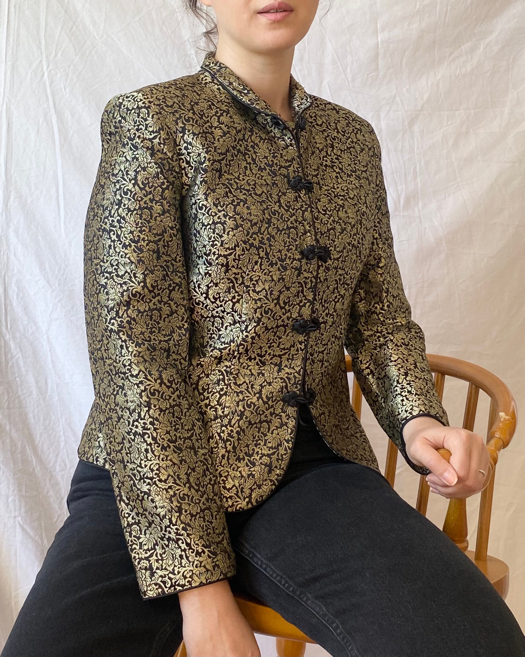 Vintage Asian Jacket Traditional Chinese Jacket | Etsy