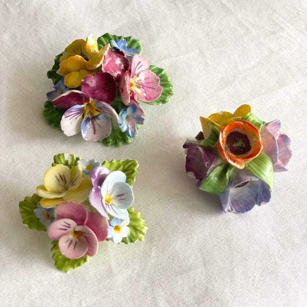 Bone China Brooch - Etsy