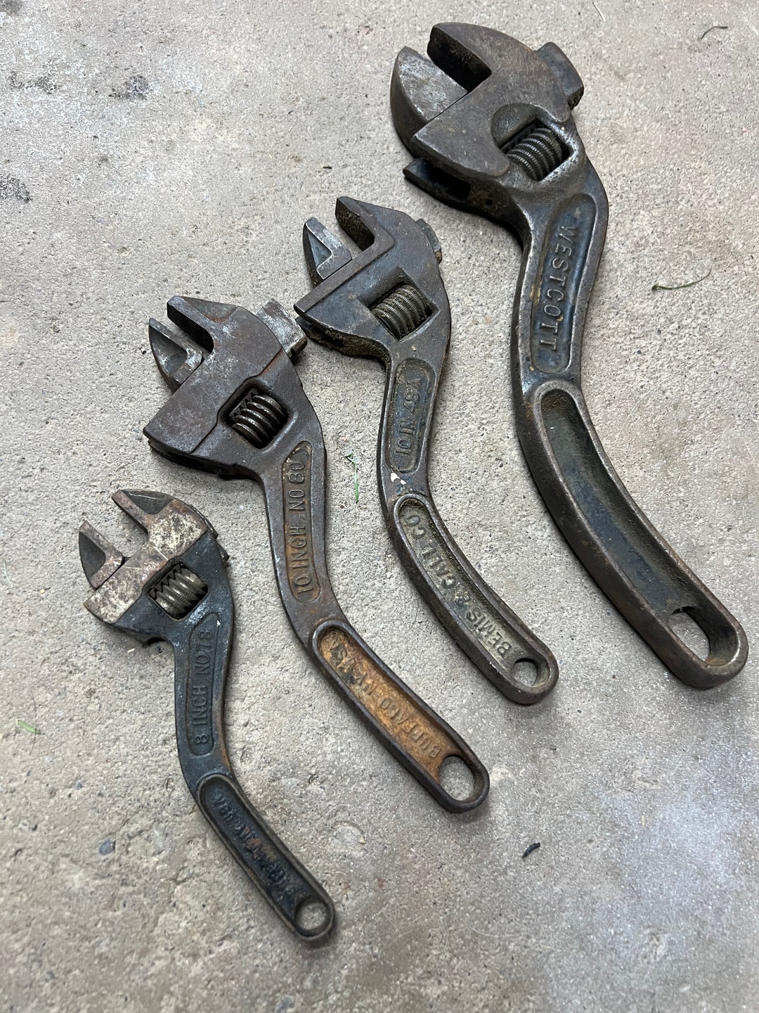 Lot of Antique Offset Wrenches - Etsy