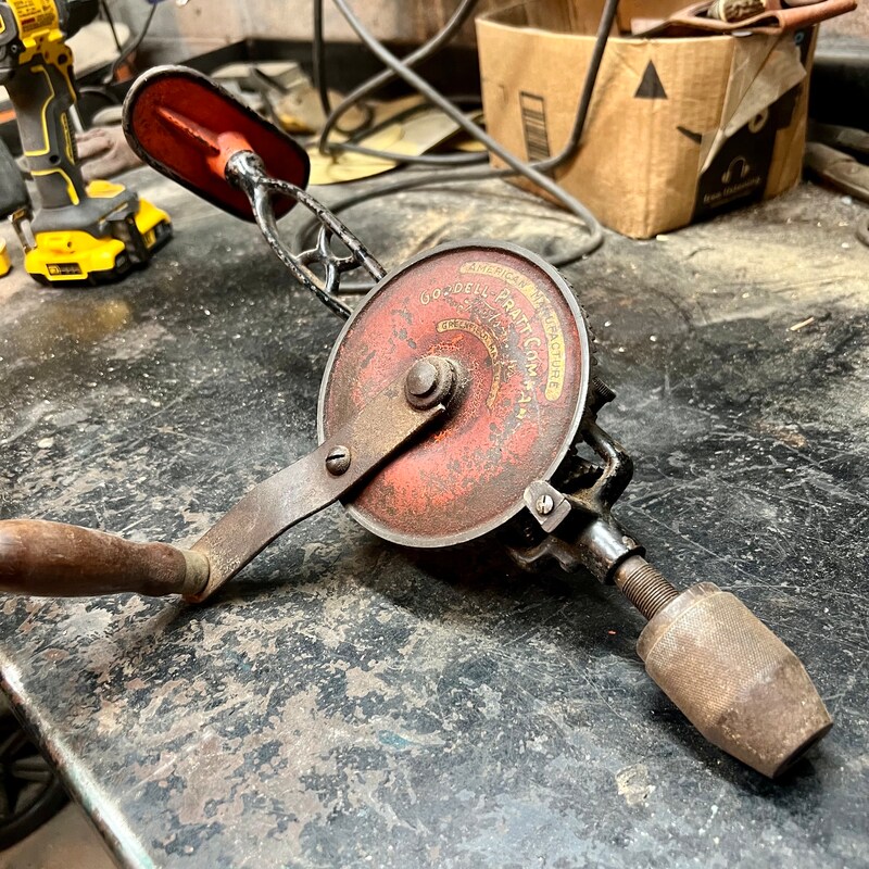 Vintage Hand Drill - Etsy