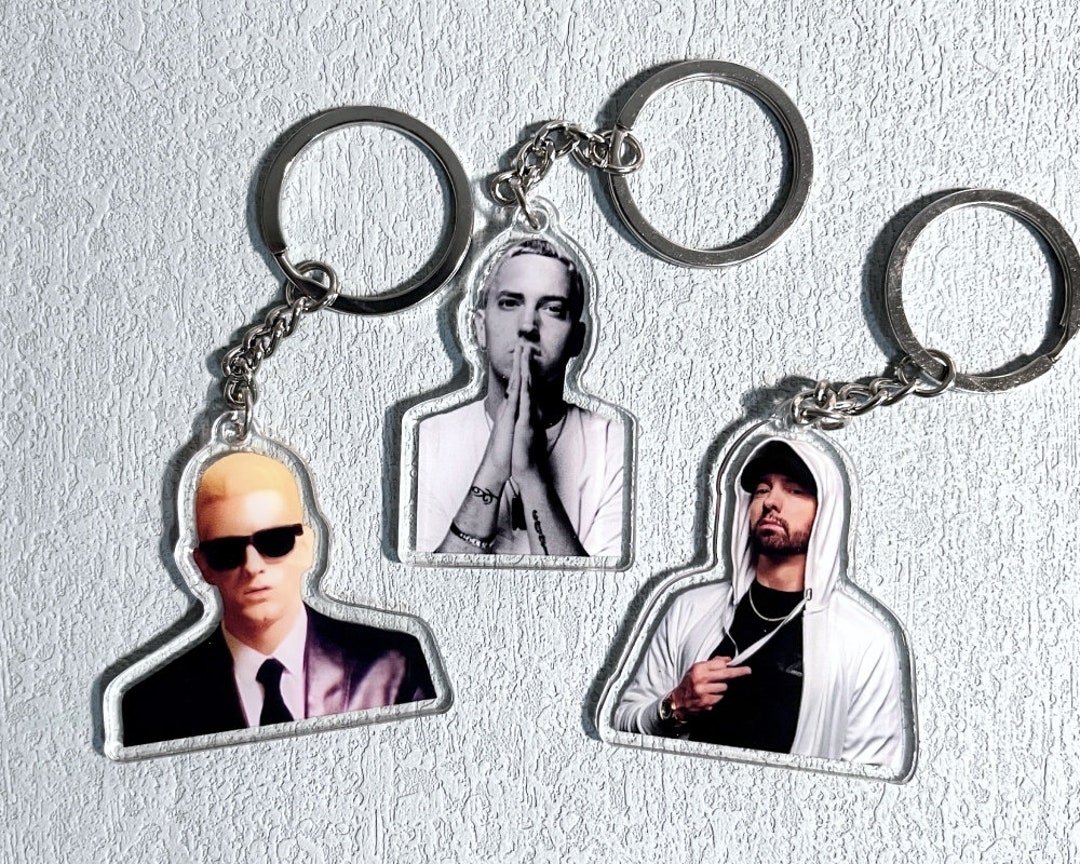 Rapper Keychain Keyrings, Double Sided Acrylic American Hip Hop Rapper ...