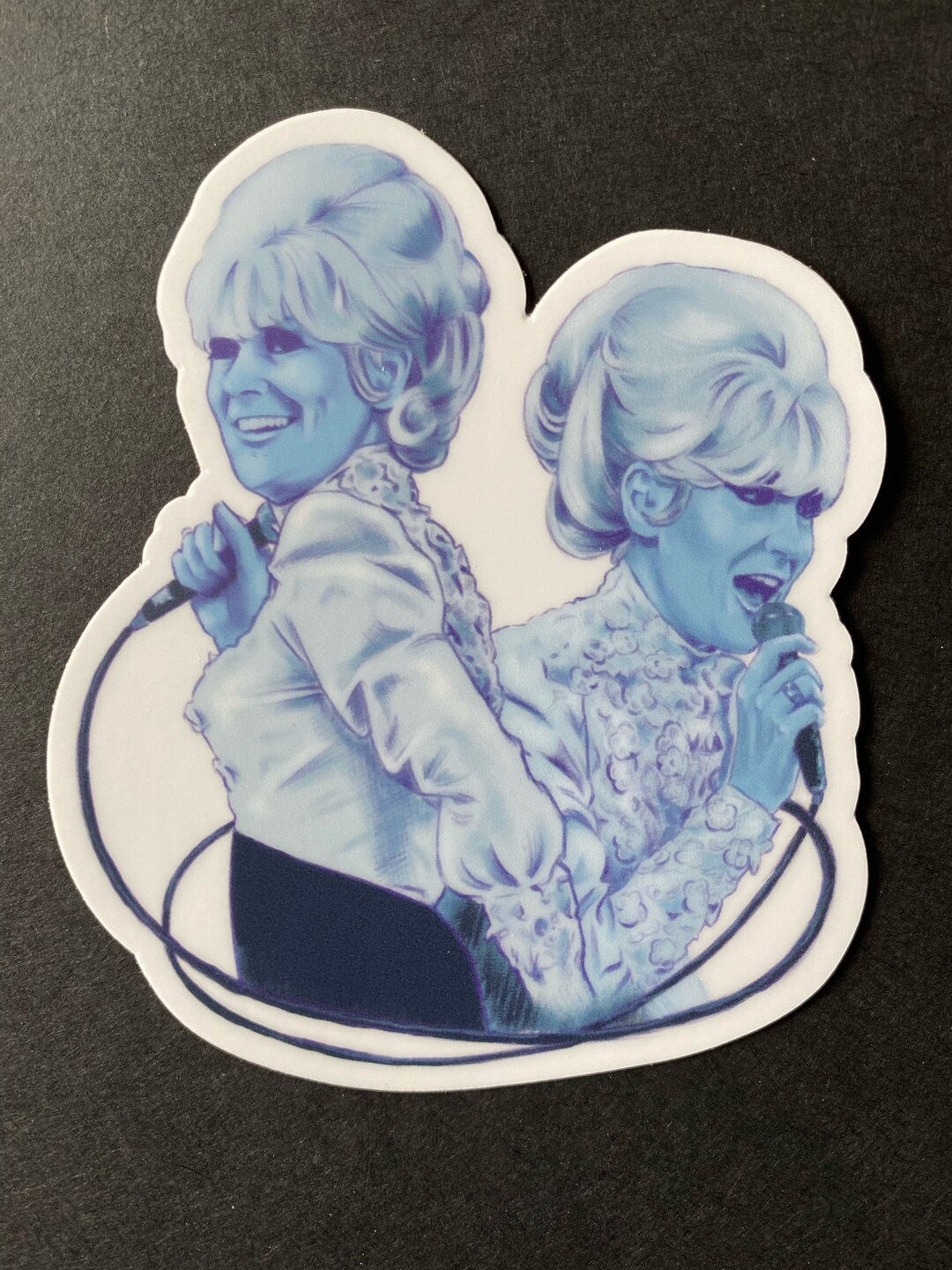 Vinyl Art Sticker DUSTY SPRINGFIELD Die-cut 60's Retro Decal Sixties ...