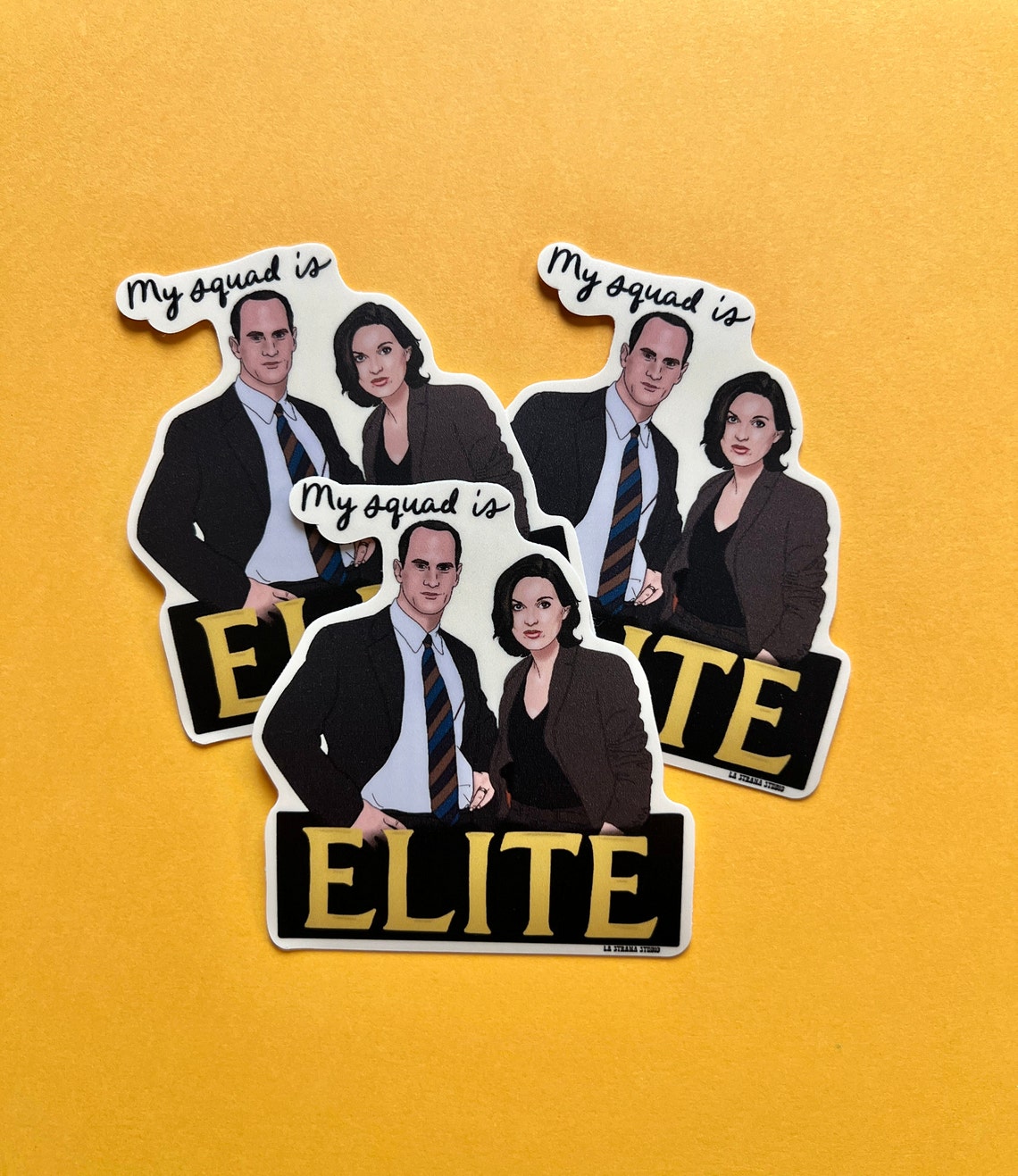 Bensler SVU My Squad is Elite Vinyl Sticker | Law & Order Special ...