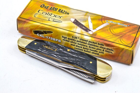 One Arm Razor Caliber Folding Pocket Knife - Etsy
