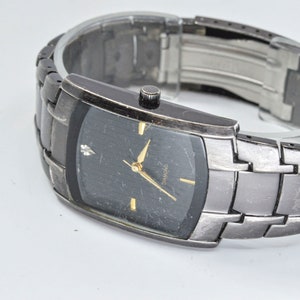 Dark Metal Tone Mans Fashion Wrist Watch - Etsy