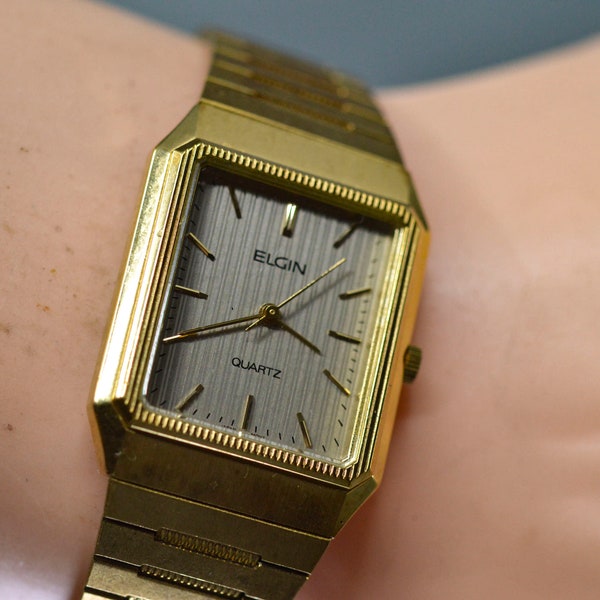 Elgin Quartz Watch - Etsy