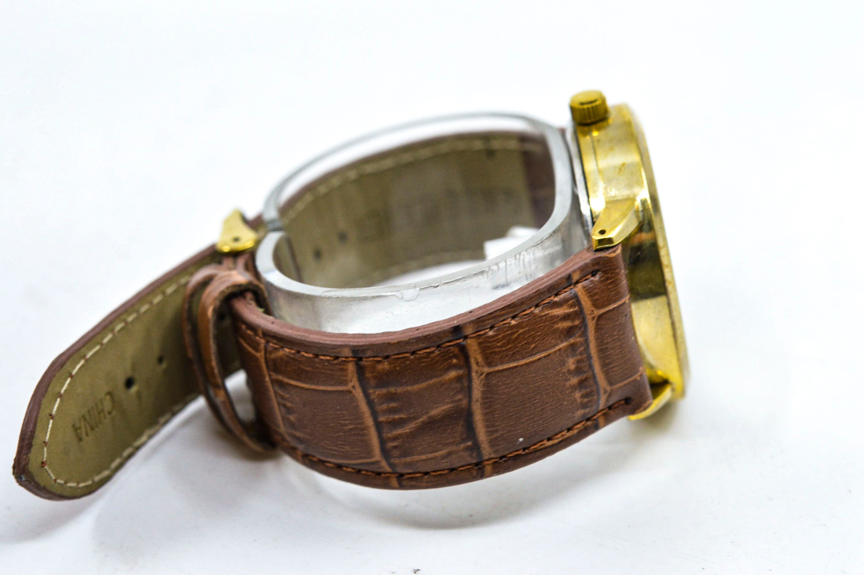 Eclipse Gold Tone Quartz Dress Wrist Watch - Etsy