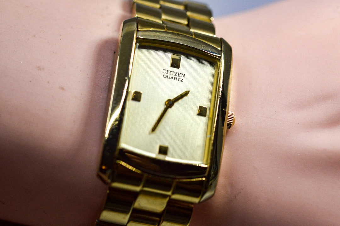 Citizen Quartz , Gold Tone, Quartz Wrist Watch - Etsy