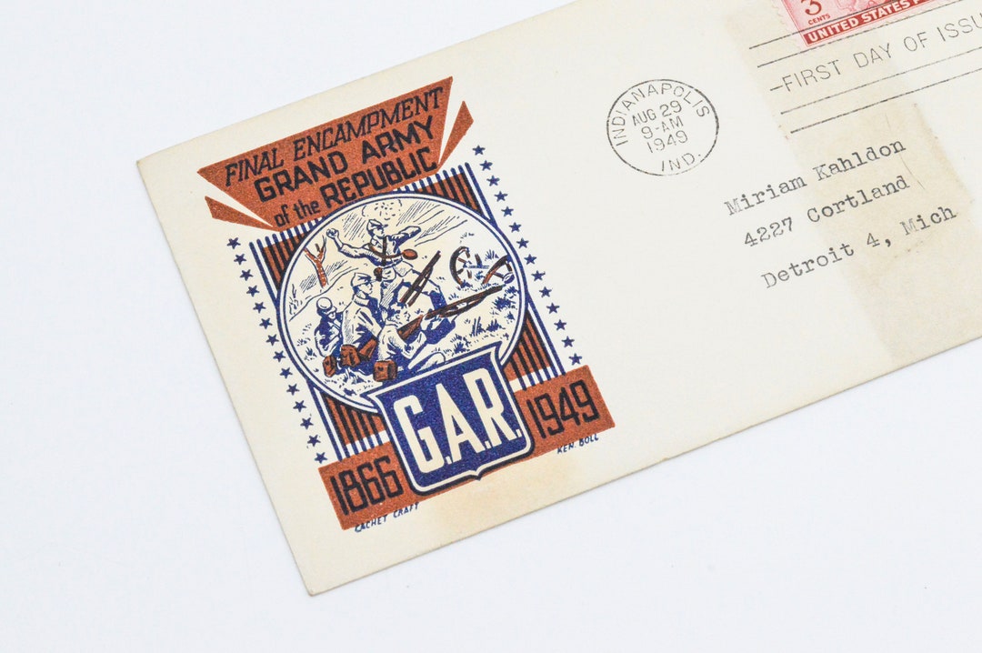 Vintage US Postal Envelope With Stamp, 1940s - Etsy