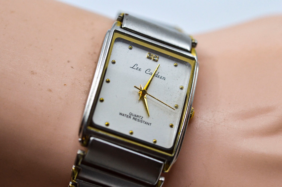 Lee Cardeen Steel Tone With Silve Dial, Quartz, Slip Case, Wrist Watch ...