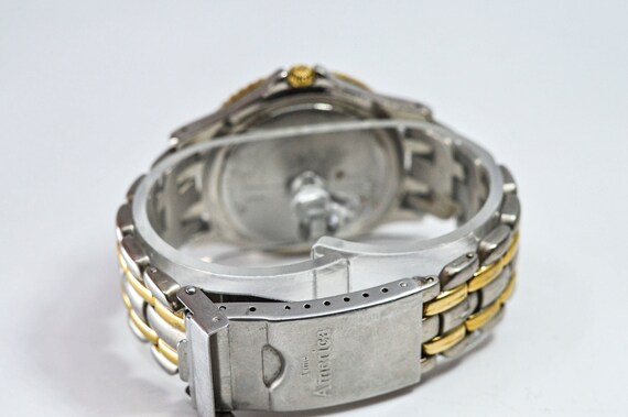 Time America two tone mans quartz wrist watch - Gem