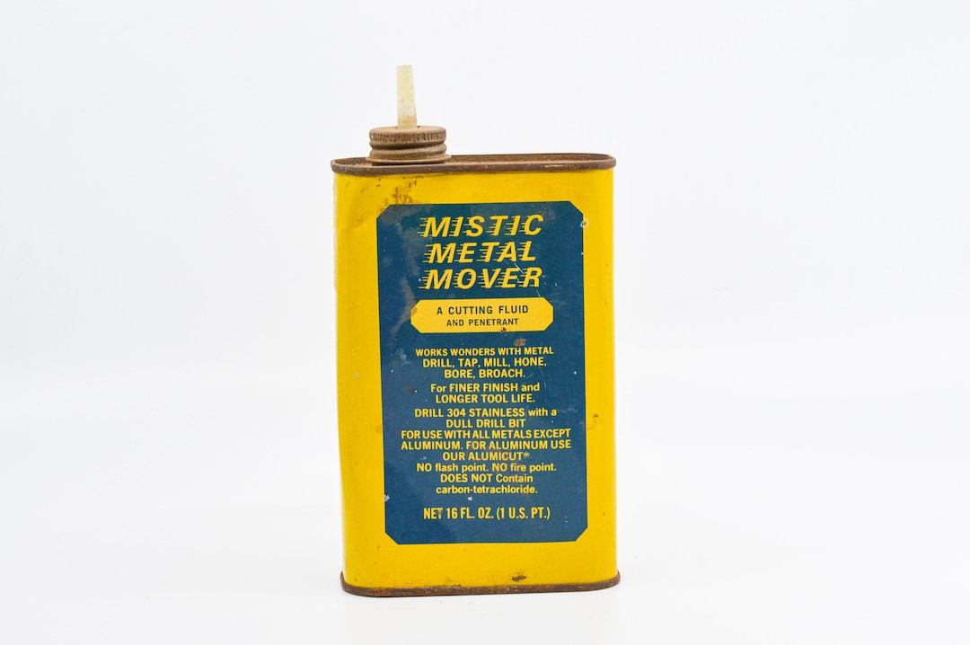 Vintage Mistic Metal Mover Tin Can,empty - Etsy